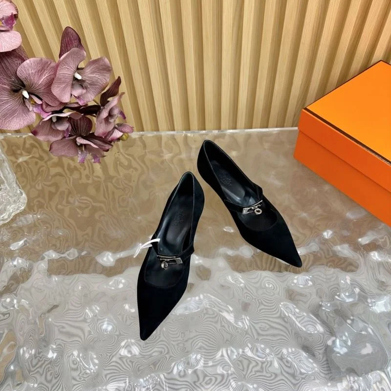 Genuine Hermes Heeled Shoes
