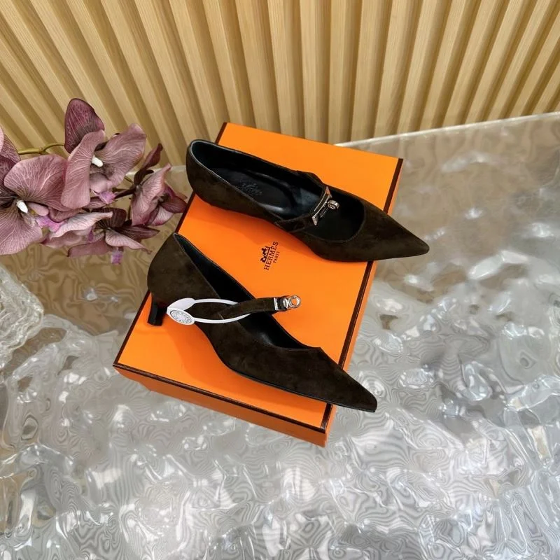 Precise copy Hermes Heeled Shoes