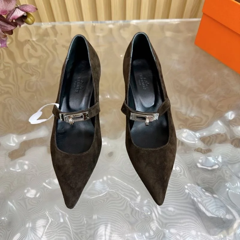 Precise copy Hermes Heeled Shoes