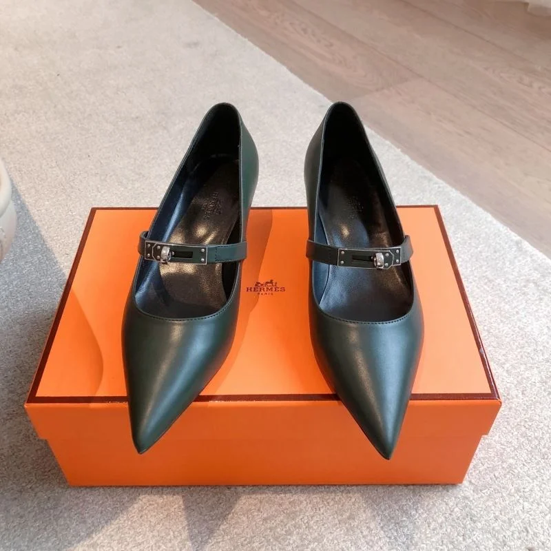 Top mirror Hermes Heeled Shoes