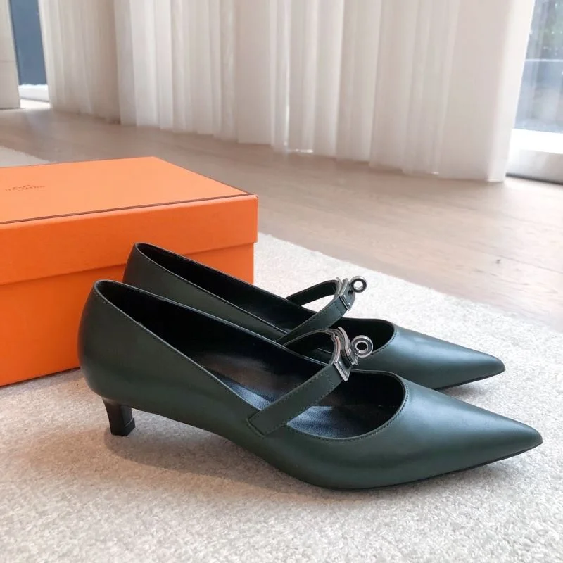Top mirror Hermes Heeled Shoes