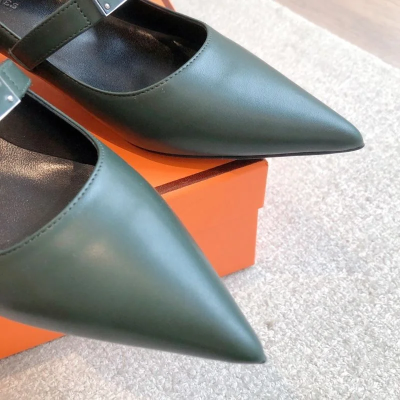 Top mirror Hermes Heeled Shoes