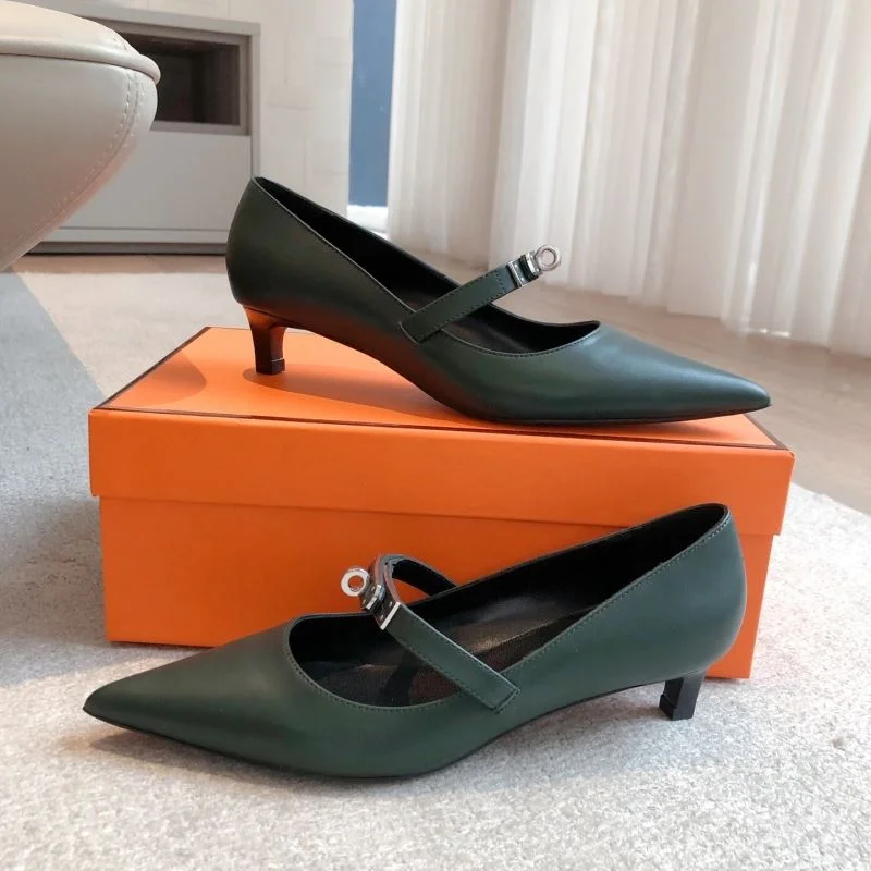 Top mirror Hermes Heeled Shoes