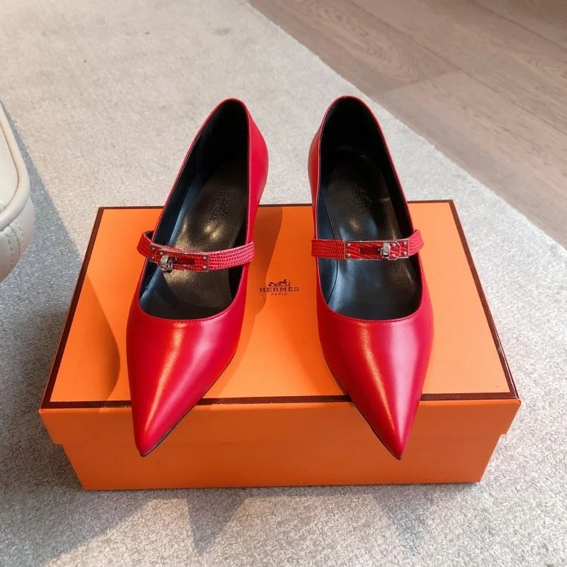 Real Hermes Heeled Shoes