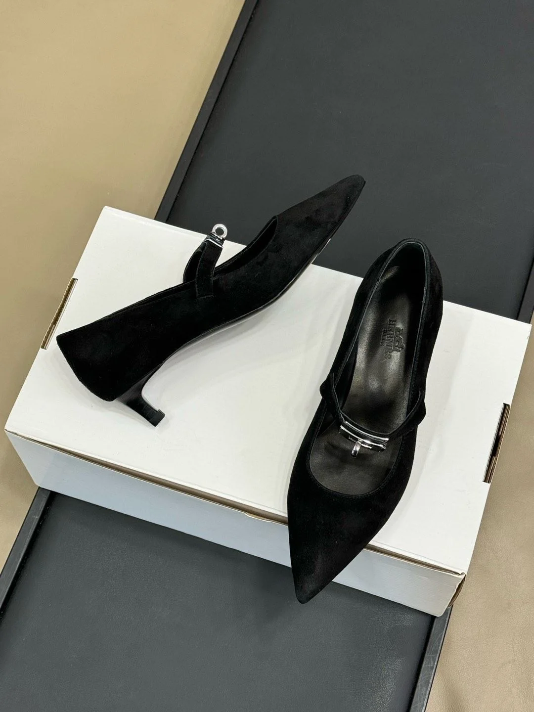 Official Hermes Heeled Shoes