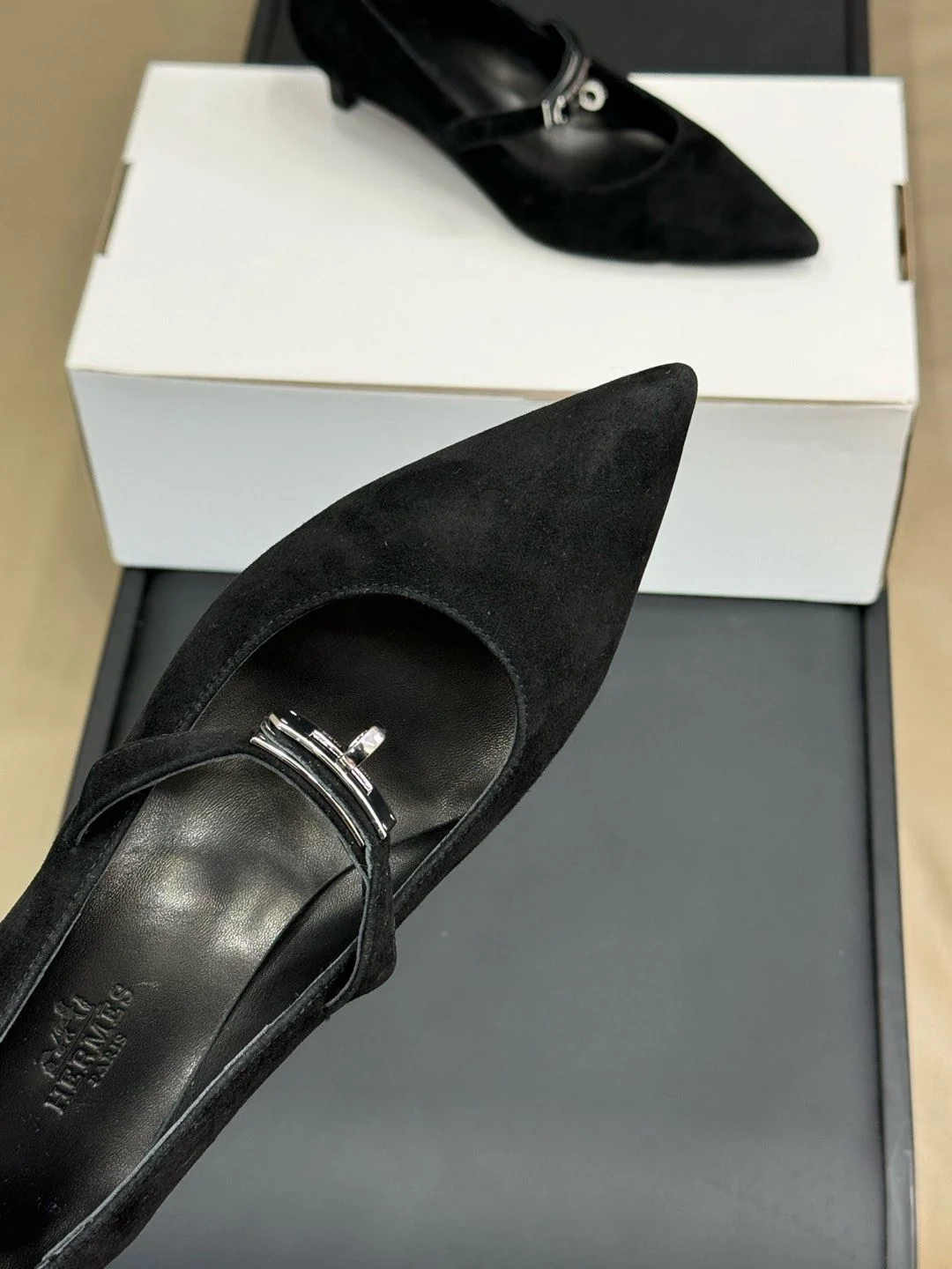 Official Hermes Heeled Shoes