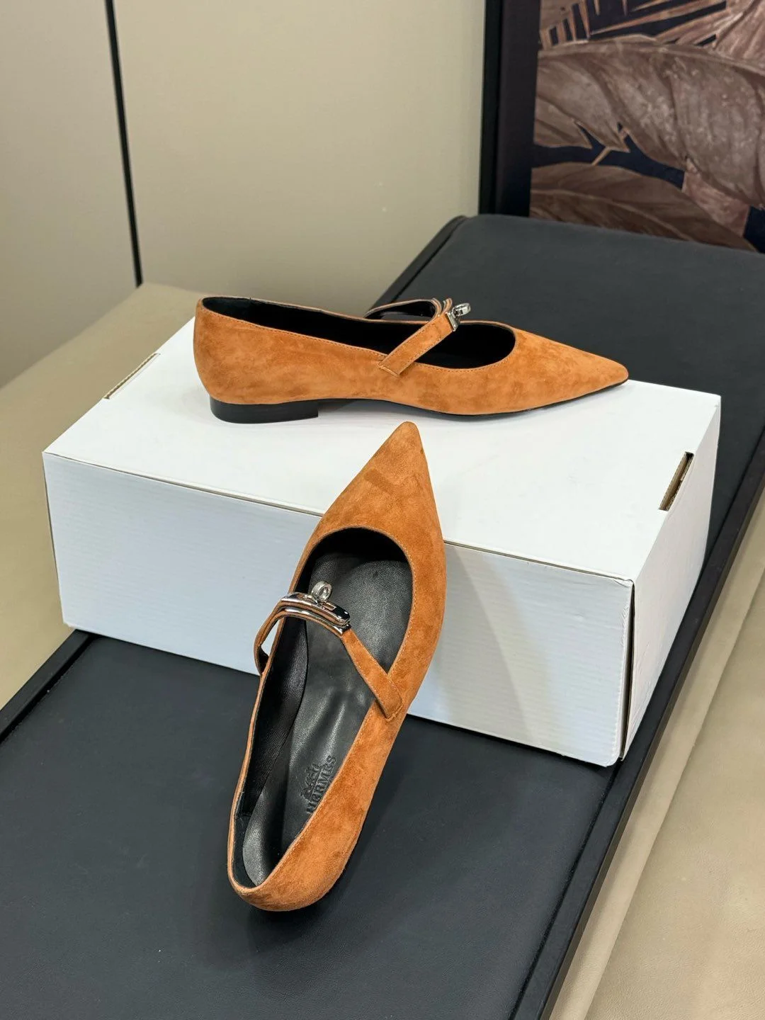 Exact replica Hermes Heeled Shoes