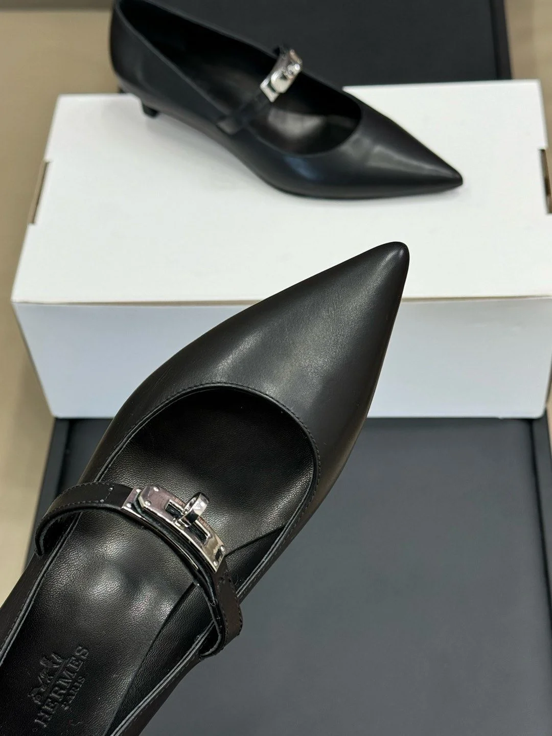Value-priced Hermes Heeled Shoes