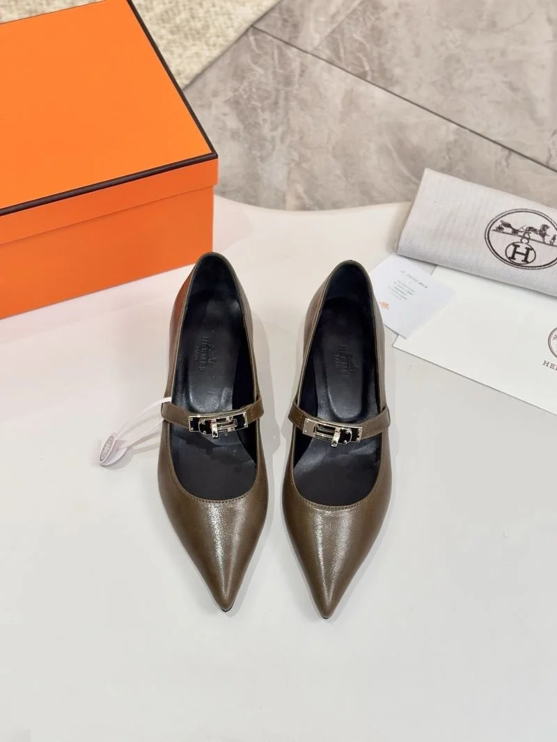 Original Hermes Heeled Shoes