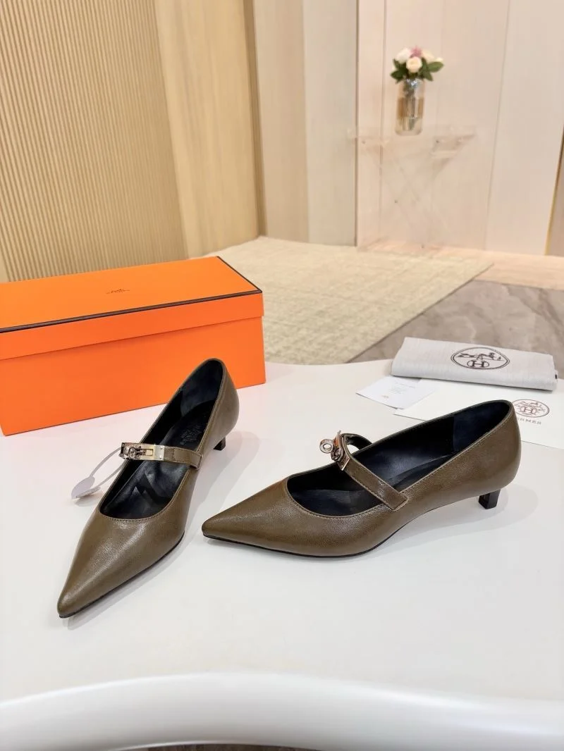 Original Hermes Heeled Shoes
