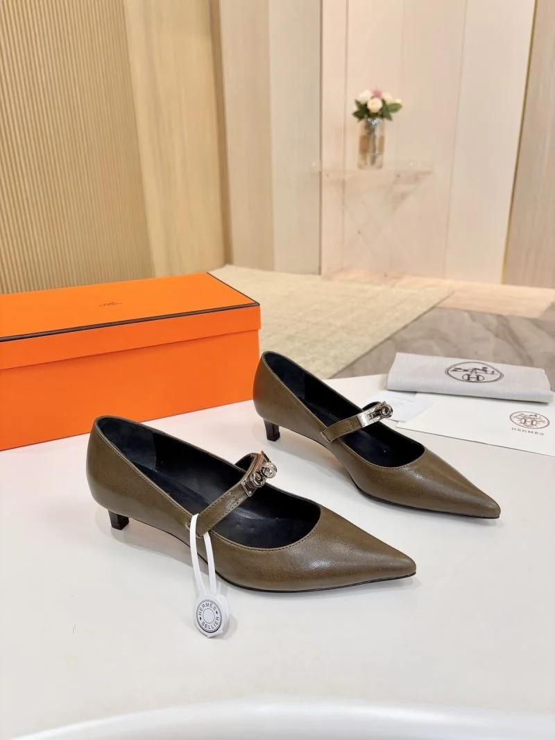Original Hermes Heeled Shoes