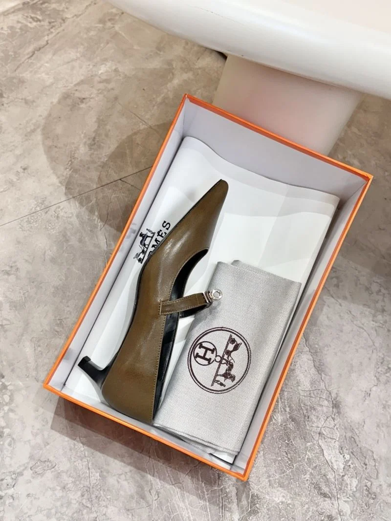 Original Hermes Heeled Shoes