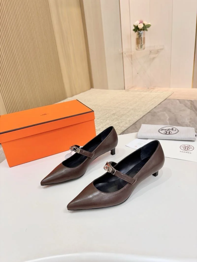 Inexpensive Hermes Heeled Shoes