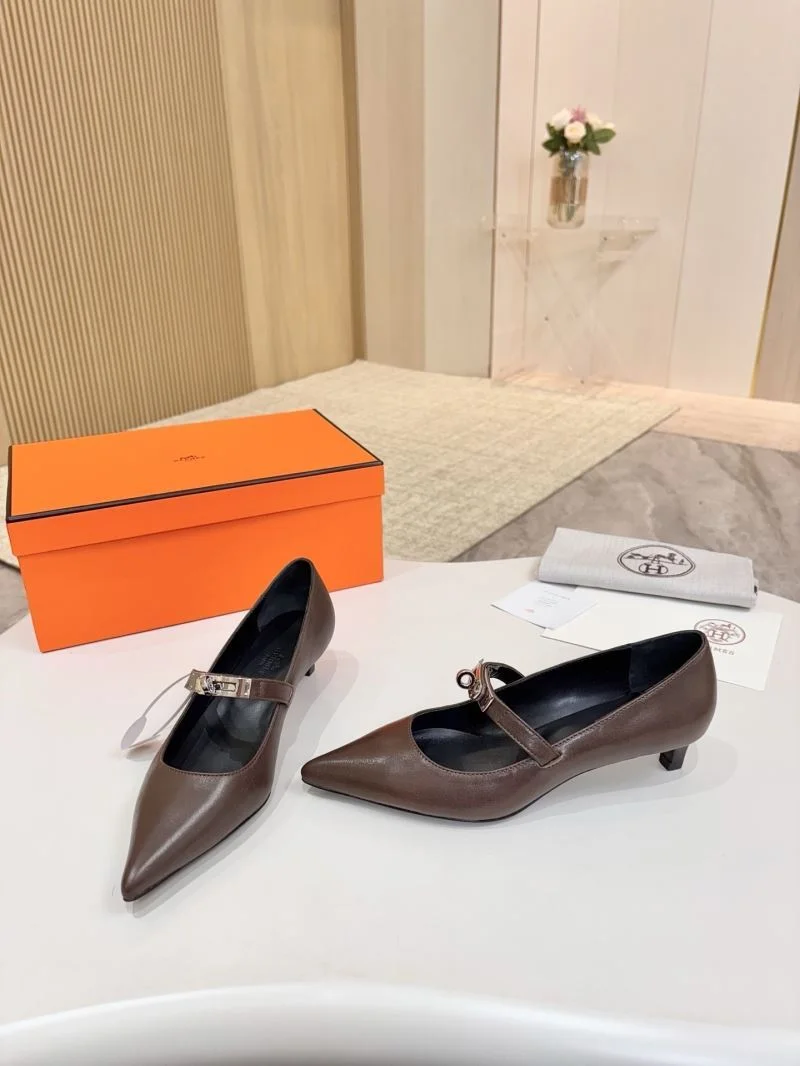 Inexpensive Hermes Heeled Shoes