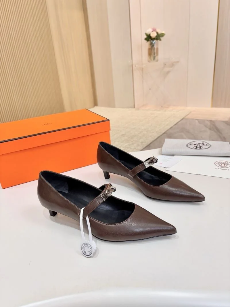 Inexpensive Hermes Heeled Shoes