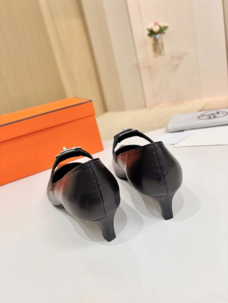 Brand-authenticated Hermes Heeled Shoes
