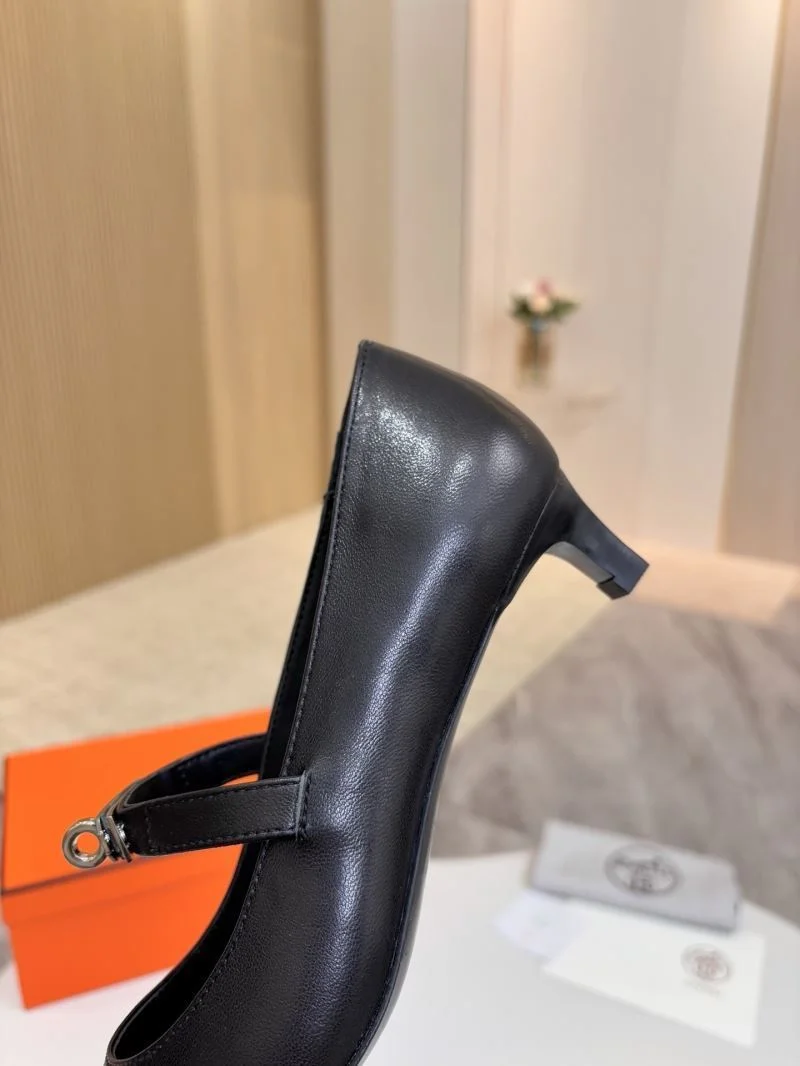Brand-authenticated Hermes Heeled Shoes