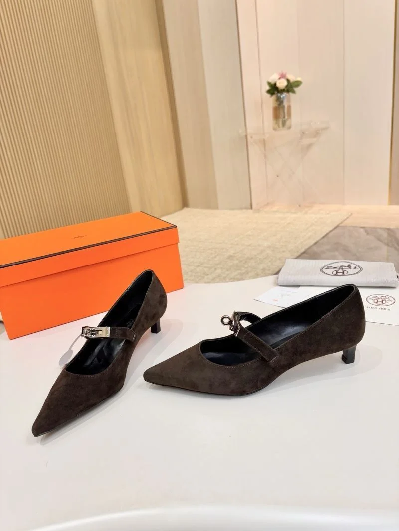 1:1 copy Hermes Heeled Shoes
