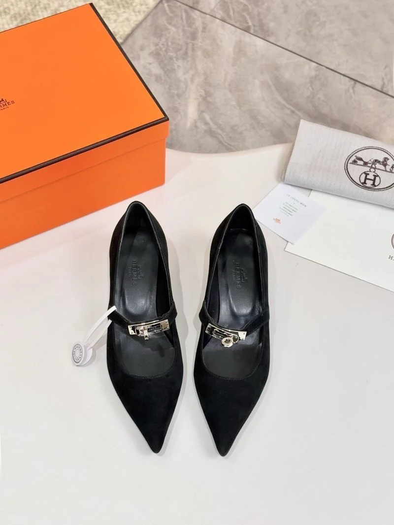 Value-priced Hermes Heeled Shoes