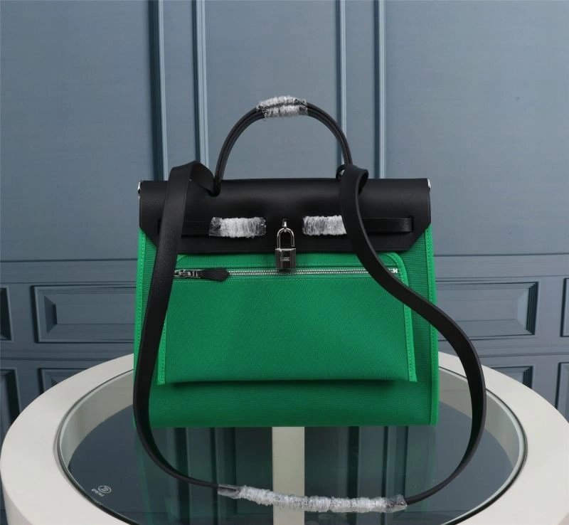Brand-authenticated Hermes Herbag Bags