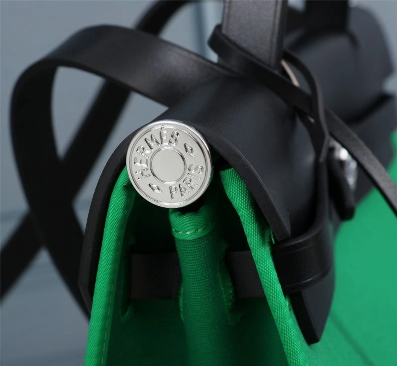 Brand-authenticated Hermes Herbag Bags