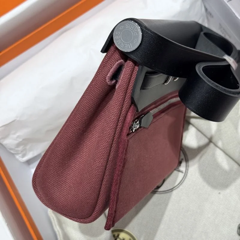 Brand-authenticated Hermes Herbag Bags