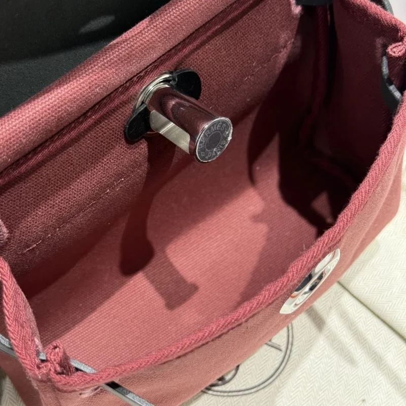 Brand-authenticated Hermes Herbag Bags