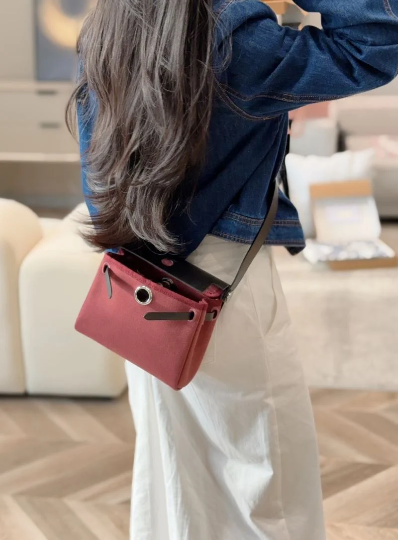 Brand-authenticated Hermes Herbag Bags