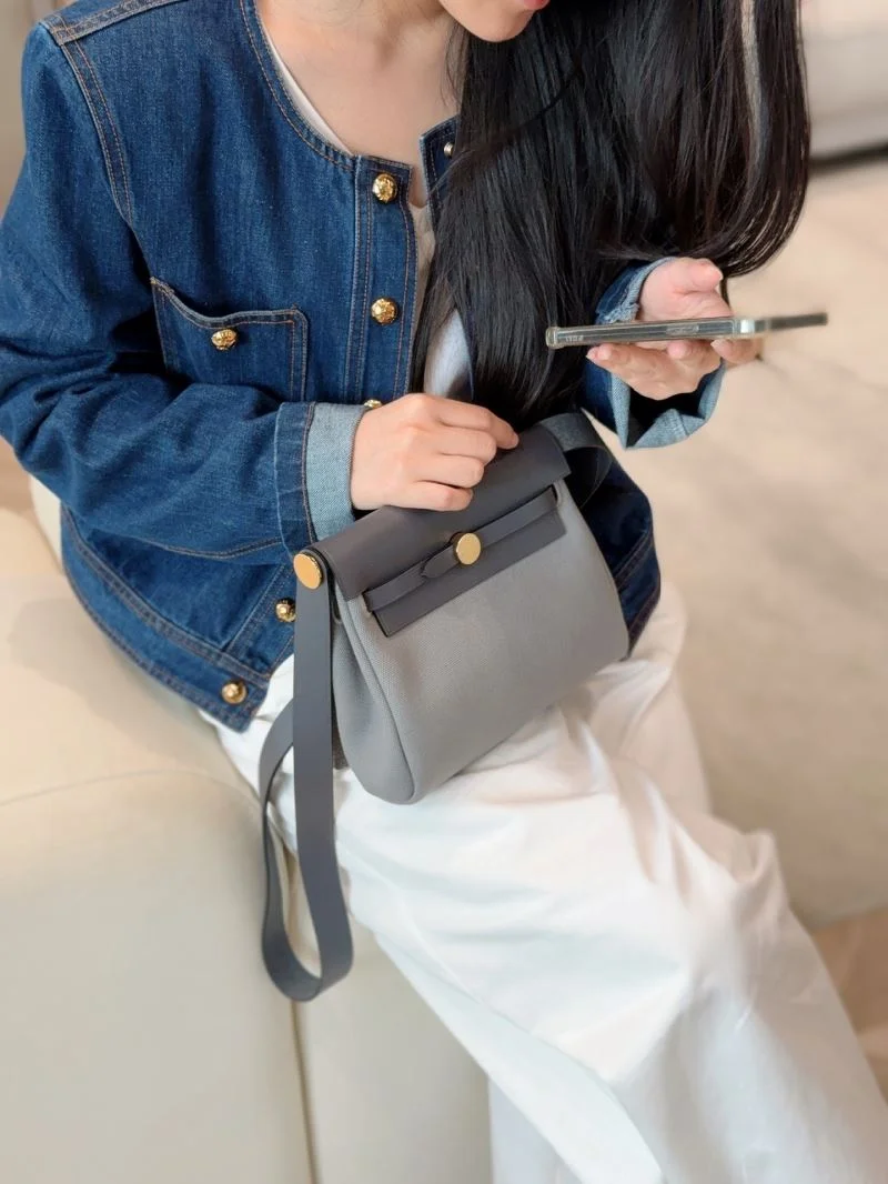 Authentic Hermes Herbag Bags