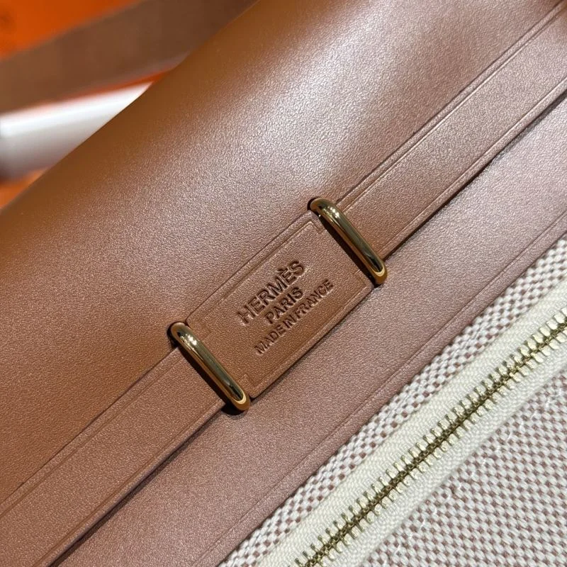 Brand-authenticated Hermes Herbag Bags