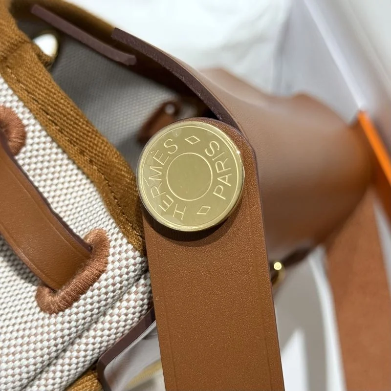 Brand-authenticated Hermes Herbag Bags