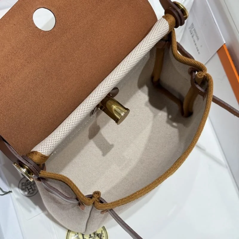 Brand-authenticated Hermes Herbag Bags