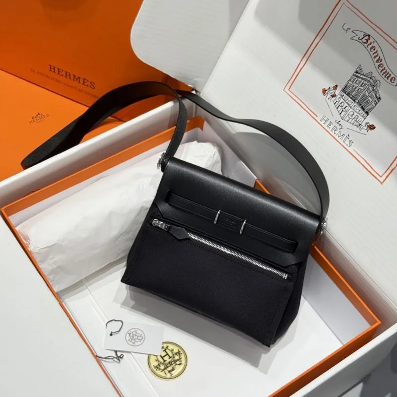 Brand-authenticated Hermes Herbag Bags