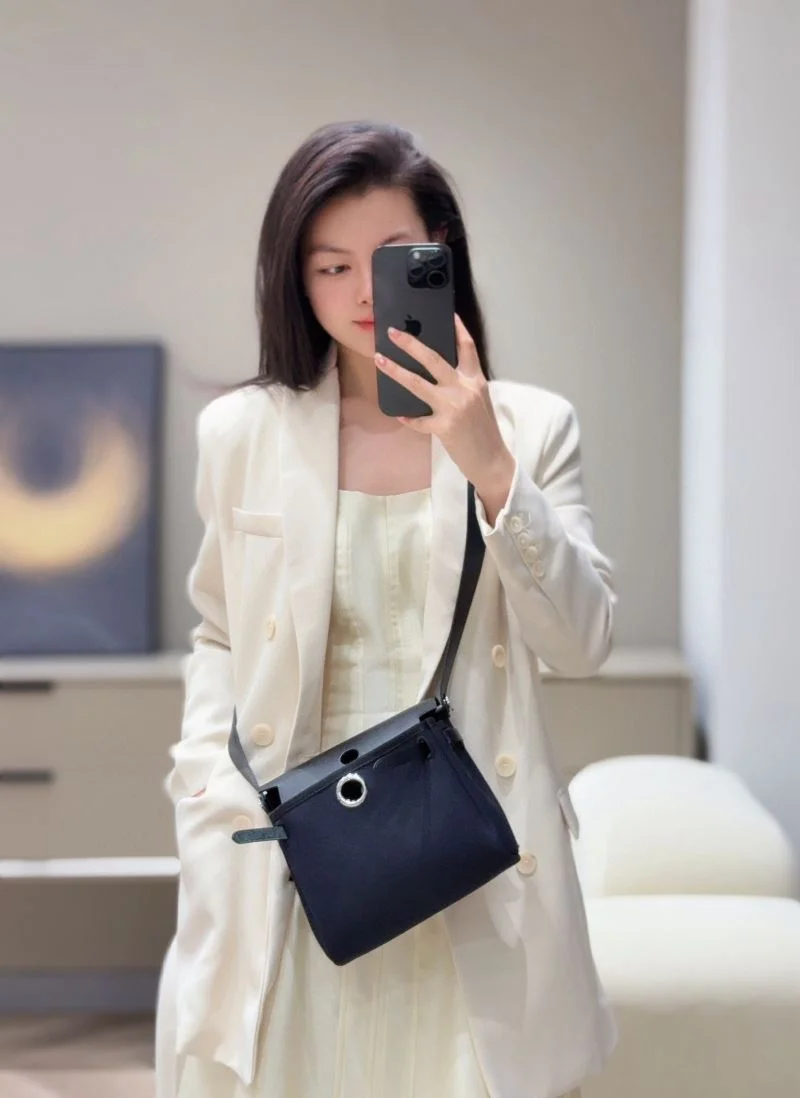 Brand-authenticated Hermes Herbag Bags