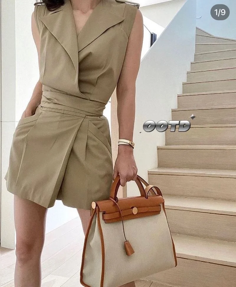 Brand-authenticated Hermes Herbag Bags