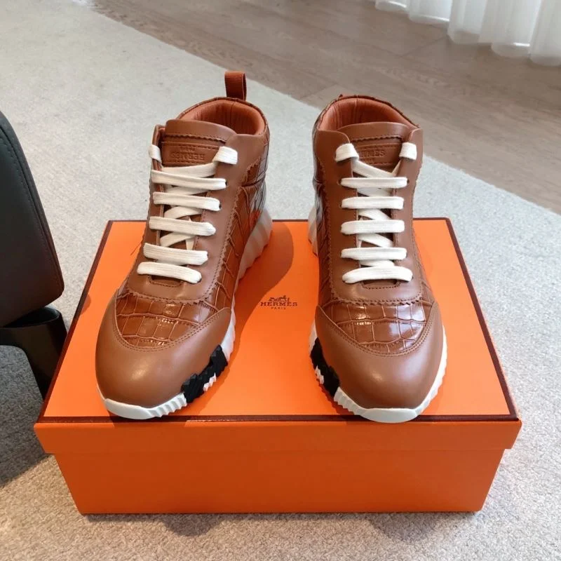 Brand-authenticated Hermes High Shoes