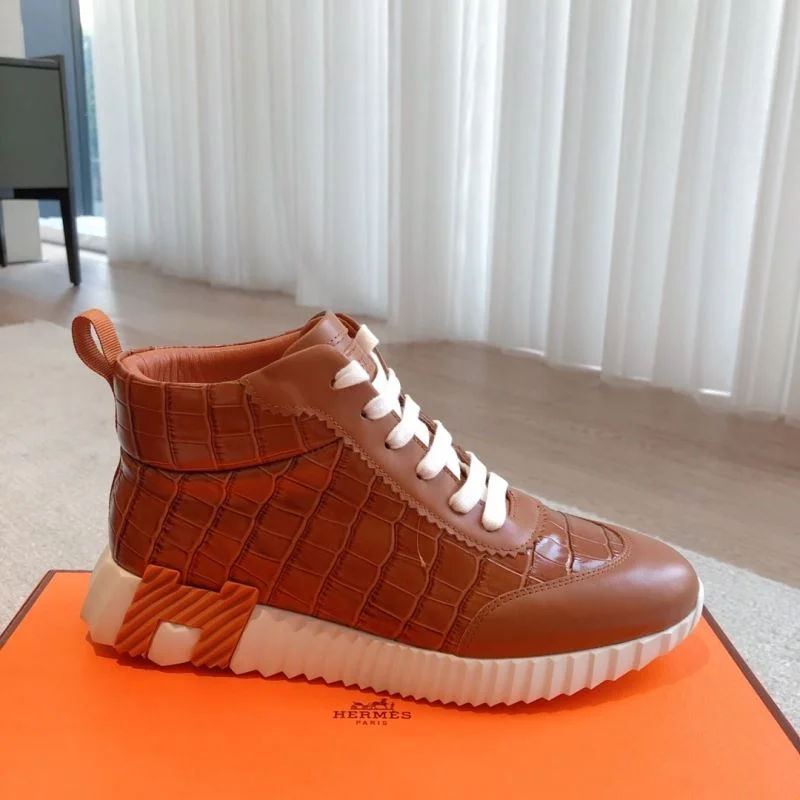 Brand-authenticated Hermes High Shoes