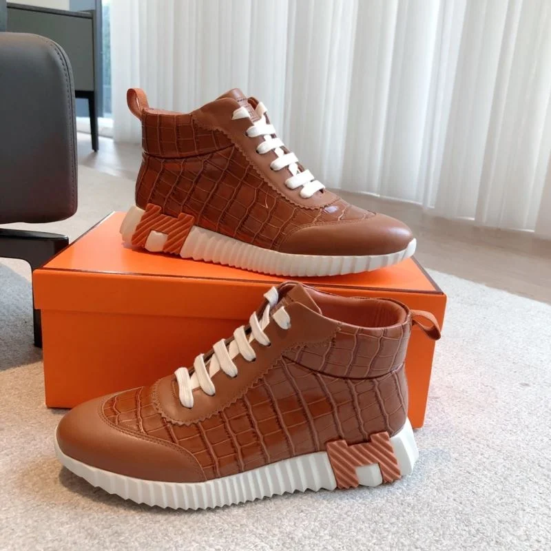 Brand-authenticated Hermes High Shoes