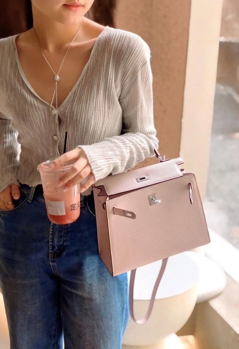 Brand-authenticated Hermes Kelly Bags