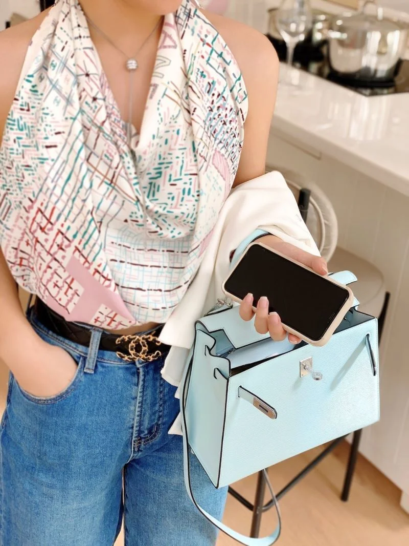 Brand-authenticated Hermes Kelly Bags