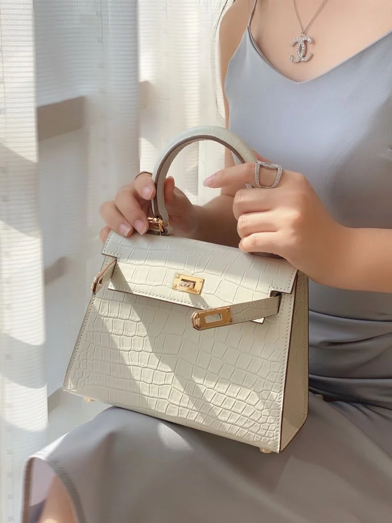Brand-authenticated Hermes Kelly Bags