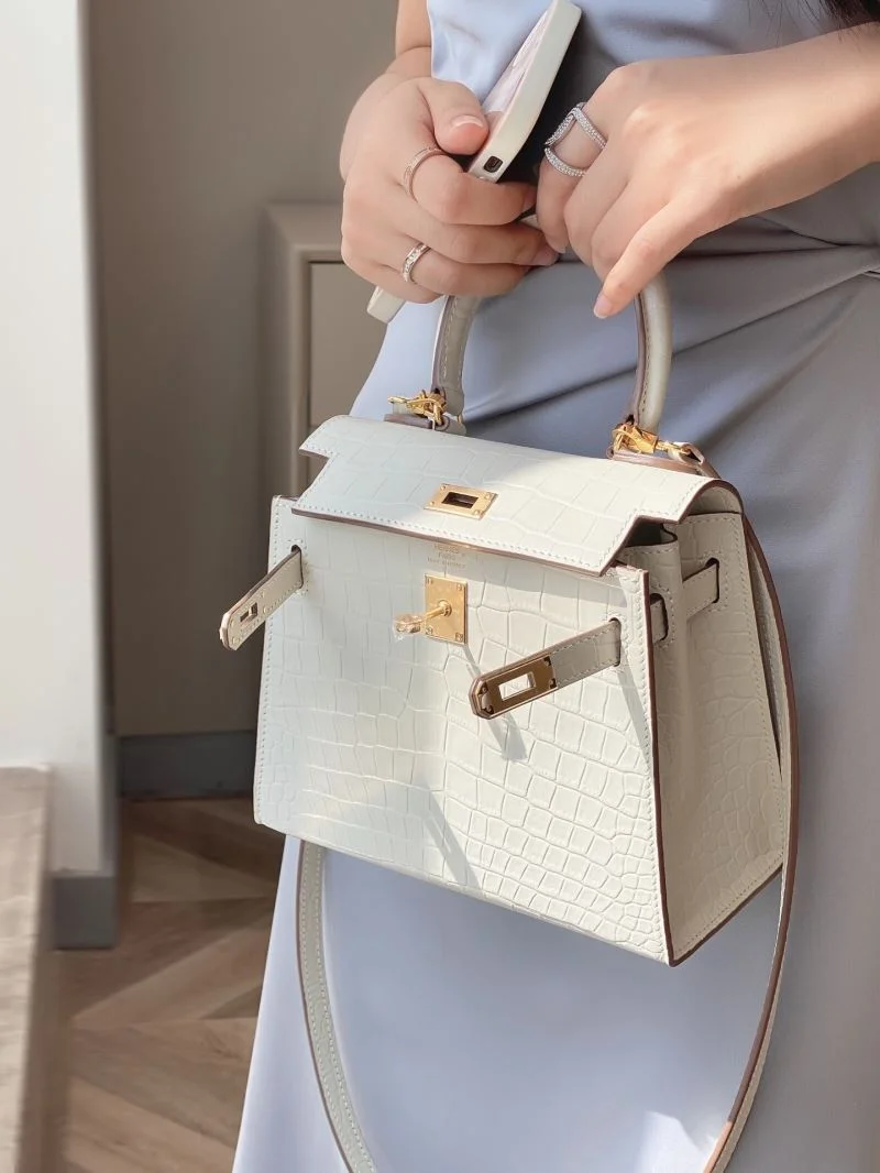 Brand-authenticated Hermes Kelly Bags