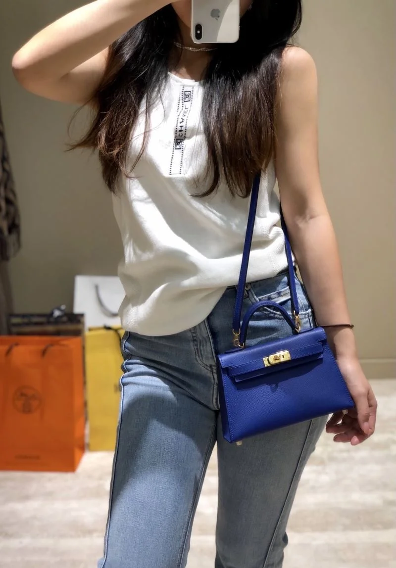 Brand-authenticated Hermes Kelly Bags