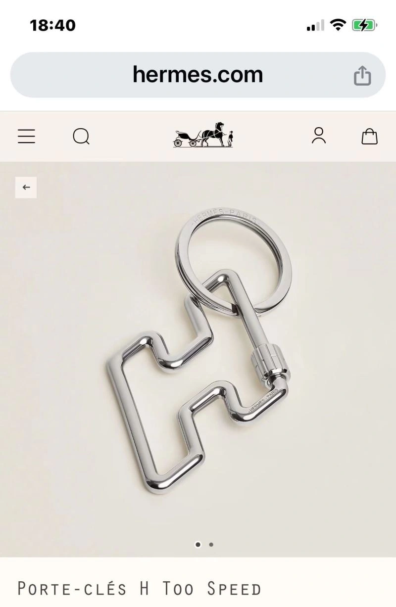 Hermes Keychains