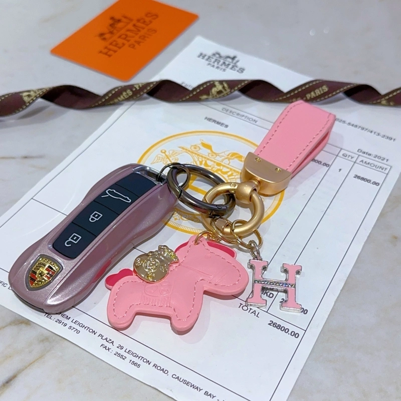 Hermes Keychains