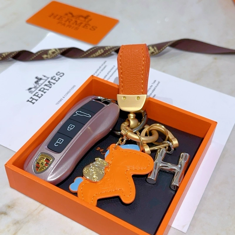 Precise copy Hermes Keychains