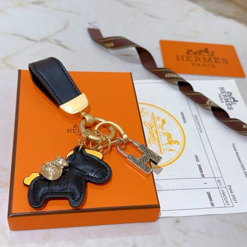 Authentic Hermes Keychains