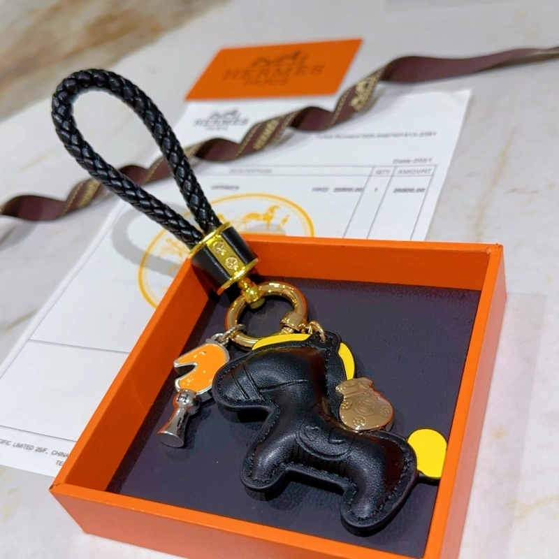 Hermes Keychains