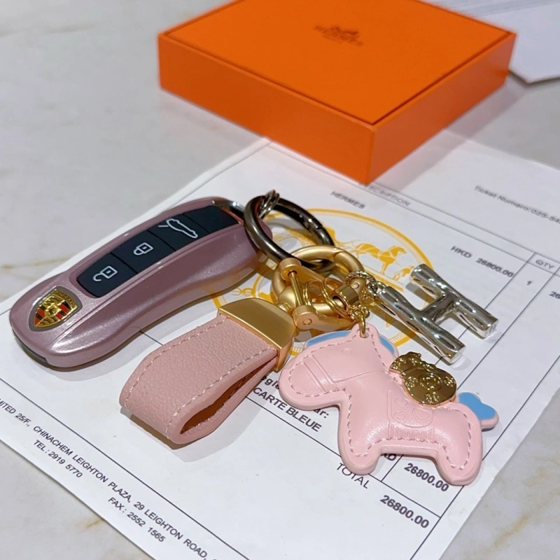 Exact replica Hermes Keychains