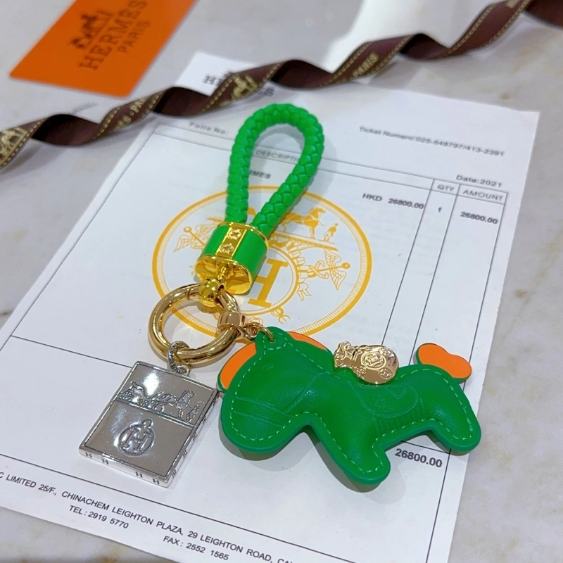 Brand-authenticated Hermes Keychains